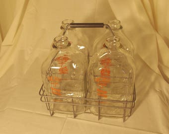 Milk bottle carrier | Etsy