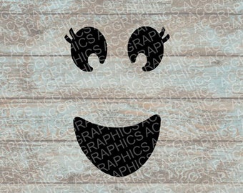 Ghost face svg | Etsy
