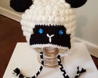 Crochet lamb hat | Etsy