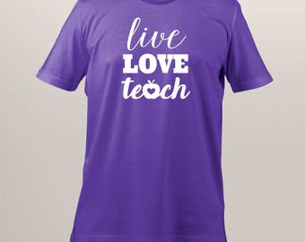Live love teach | Etsy
