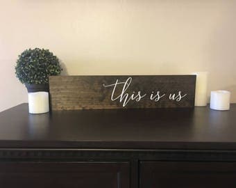 This is us wood sign | Etsy