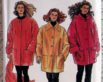 Hooded coat pattern | Etsy