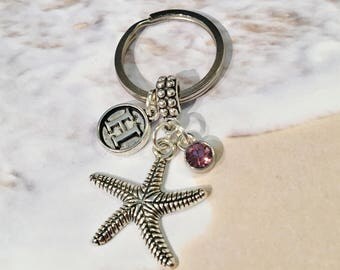 Starfish keychain | Etsy