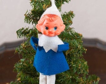 Vintage elf on a shelf | Etsy