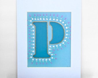 Letter p print | Etsy