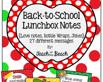 Mad Scientist Lunchbox Notes Jokes and Bottle Wraps