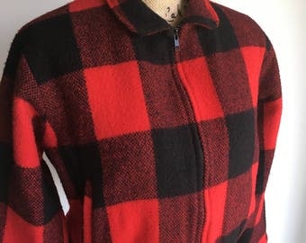 Buffalo plaid jacket | Etsy