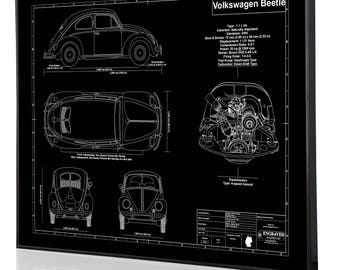 Volkswagen art | Etsy