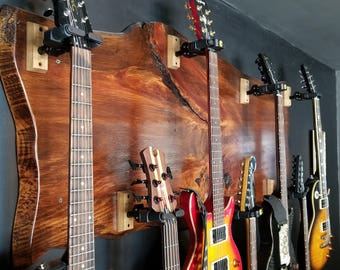 Wooden guitar stand | Etsy