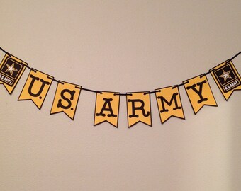 Army banner | Etsy