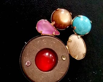 Modern brooch | Etsy