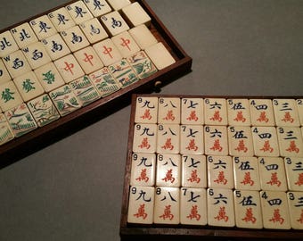 Mahjong tiles | Etsy