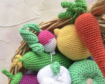 Crochet vegetables | Etsy