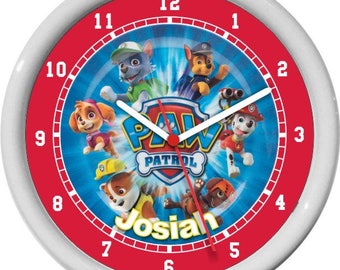 Paw wall clock | Etsy