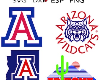 Arizona wildcats svg | Etsy