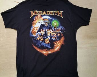 Megadeth t shirt | Etsy