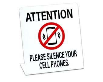 No cell phones sign | Etsy