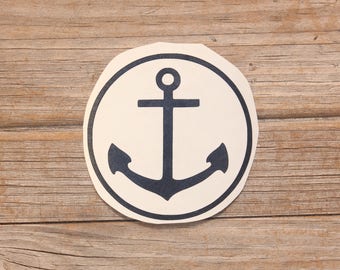 Anchor sticker | Etsy
