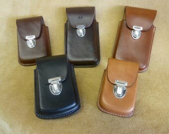 Leather cell phone | Etsy