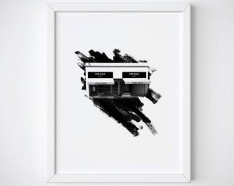 Prada poster | Etsy