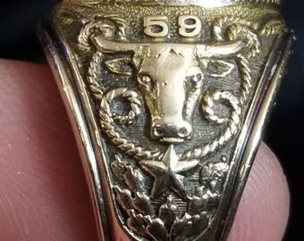 Vintage class ring | Etsy