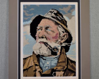 Finished needlepoint | Etsy