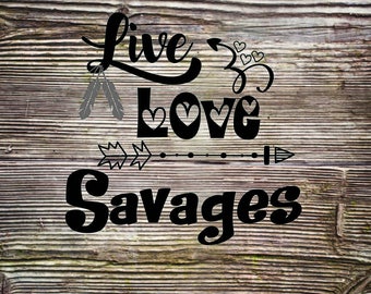 Savage svg | Etsy
