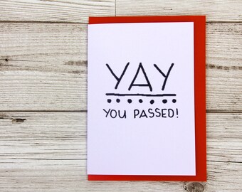 Passed exams | Etsy