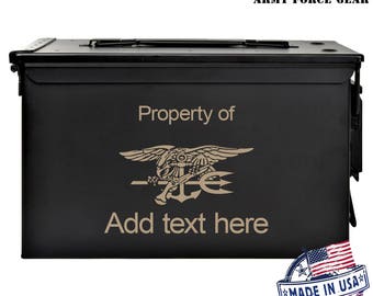 Navy ammo box | Etsy