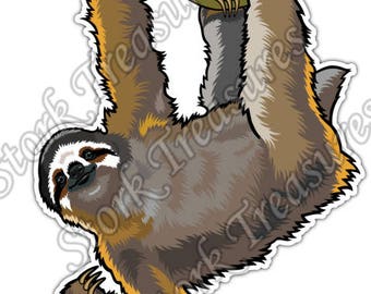 Sloth decal | Etsy
