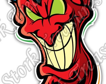 Devil sticker | Etsy