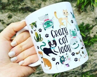 Crazy cat lady | Etsy