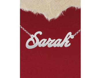 Sarah name necklace | Etsy