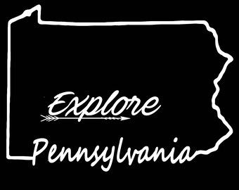 Pennsylvania decal | Etsy