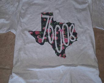 Zip code shirt | Etsy