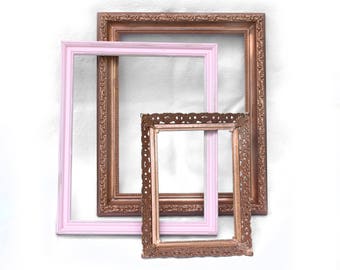 Rose gold frame | Etsy