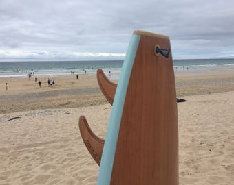Wooden Surfboard Photography Prop