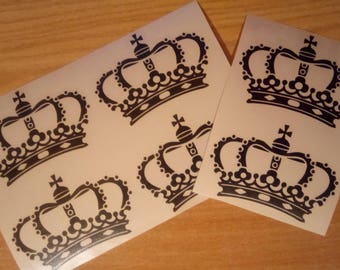 Crown decal | Etsy