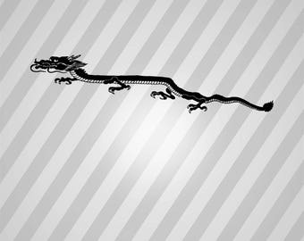 Chinese dragon svg | Etsy