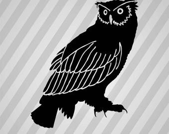 Owl silhouette | Etsy