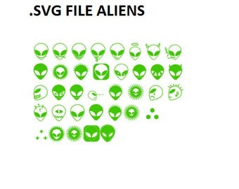 Alien svg | Etsy