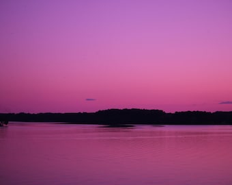 Purple sunset | Etsy