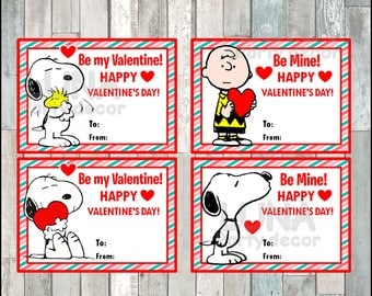 Peanuts valentine | Etsy