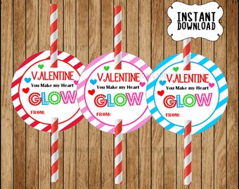 Glow stick tag | Etsy