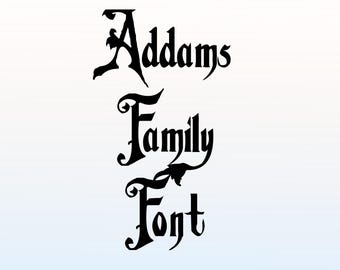 Addams family card | Etsy