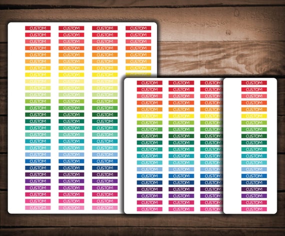 Custom Header Functional Sticker Custom Sticker Header