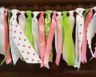 Ribbon garland | Etsy