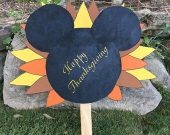 Mickey thanksgiving | Etsy