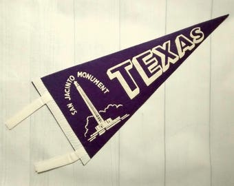Texas pennant | Etsy