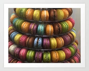 Macaron print | Etsy